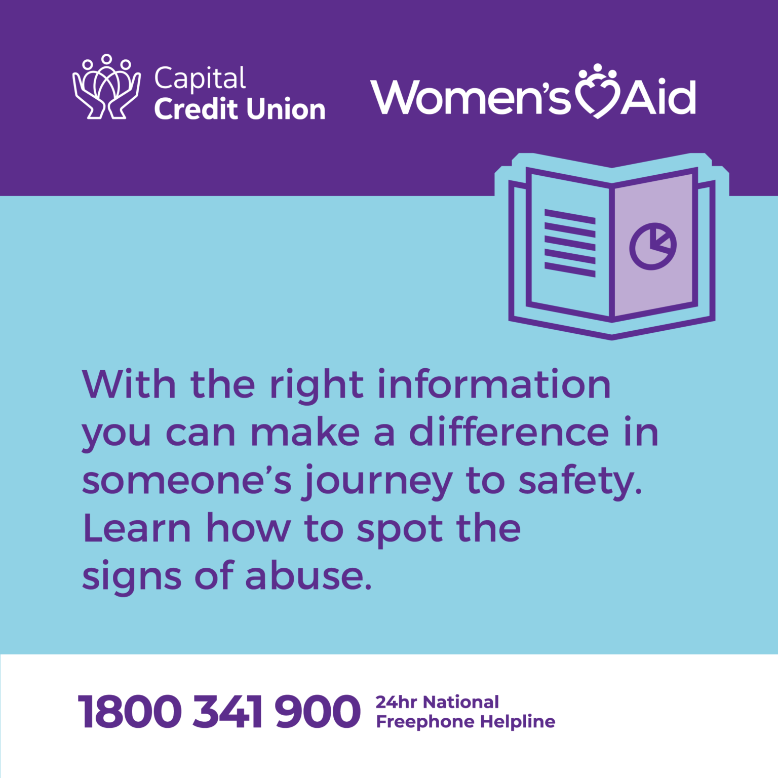 Capital Credit Union Awareness Campaign - Women's Aid